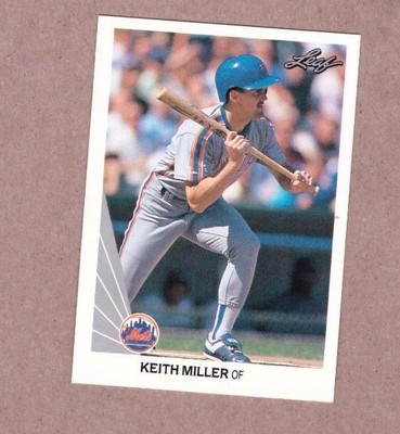 1990 Leaf baseball Card #462 Keith Miller New York Mets | eBay