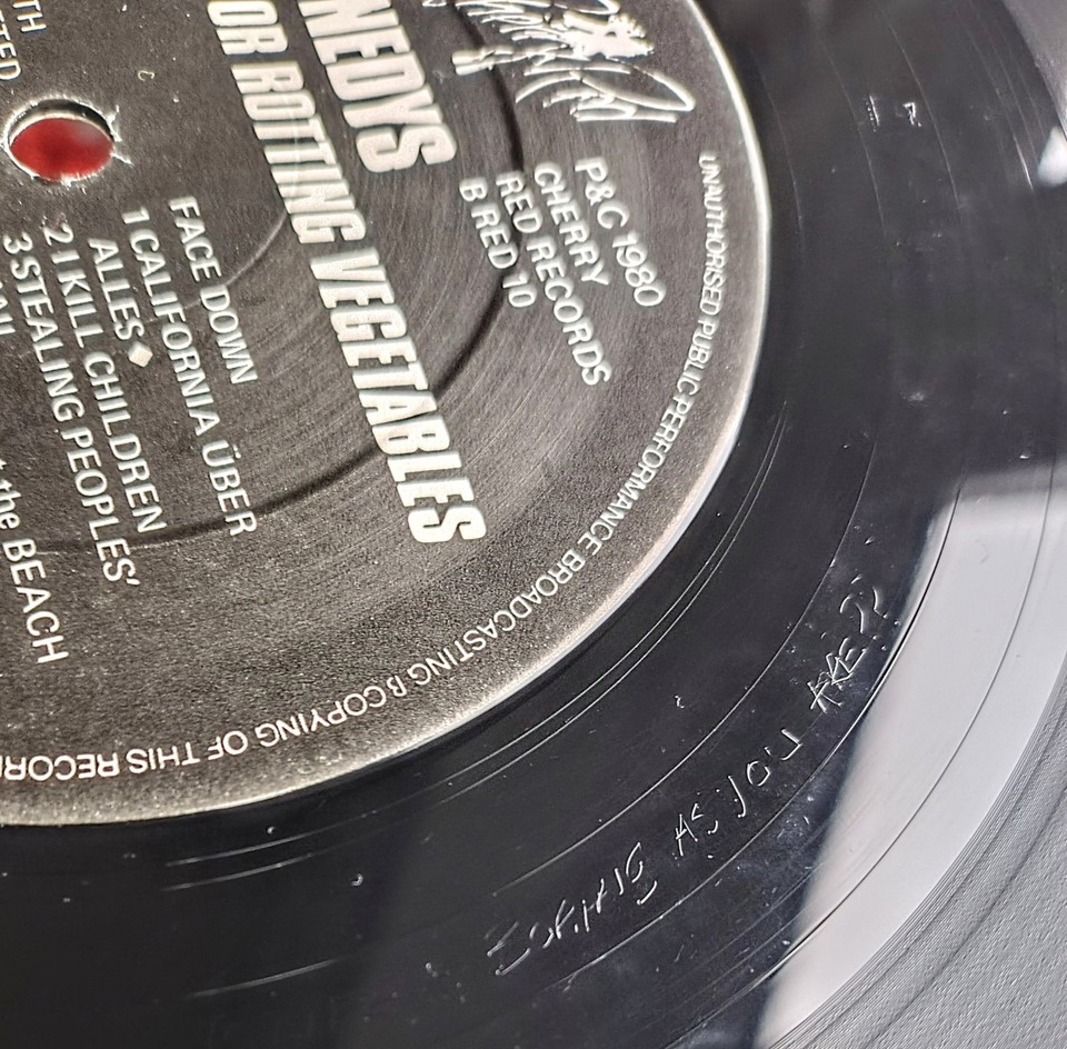 The Dead Kennedys, Fresh Fruit for Rotting Veg, A1 First Press, Superb ...