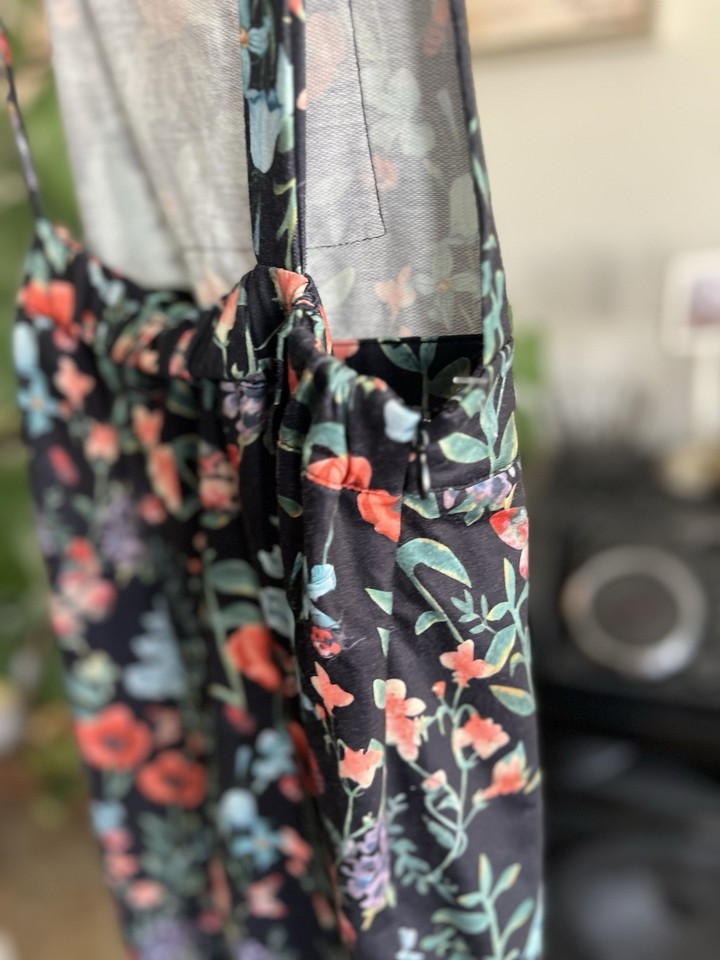 Women’s Medium Boho Cottage Core Country Floral Cotton Overalls ...