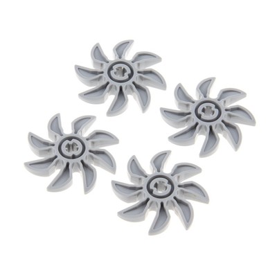 4x LEGO Propeller 8er Sheet 5D Neu-Hell Grey Rotor Propeller 4159341 ...