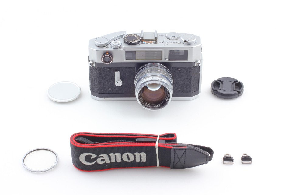 [Almost MINT] Canon 7Sz 7S z Rangefinder L39 50mm f1.8 Silver Lens From ...