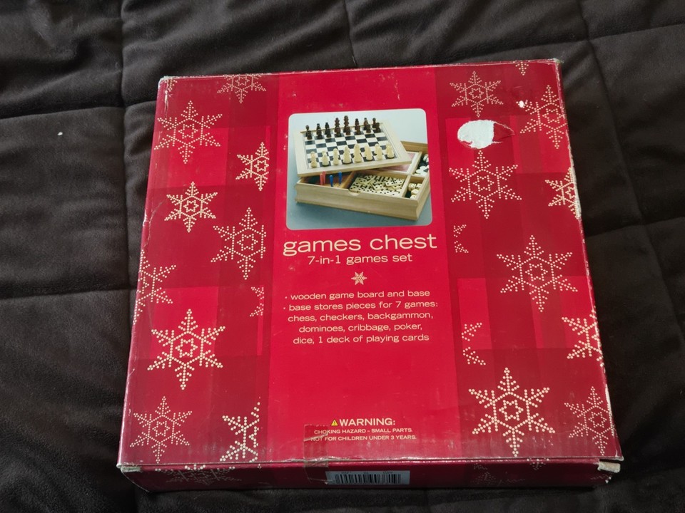 Games Chest 7 In 1 Game Set travel set. 2001 Target | eBay