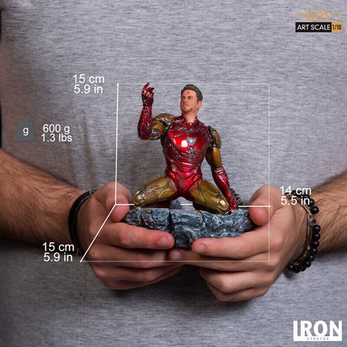 IRON STUDIOS MK85 Iron Man Tony Stark 5.9in Figure Model Statue Display ...