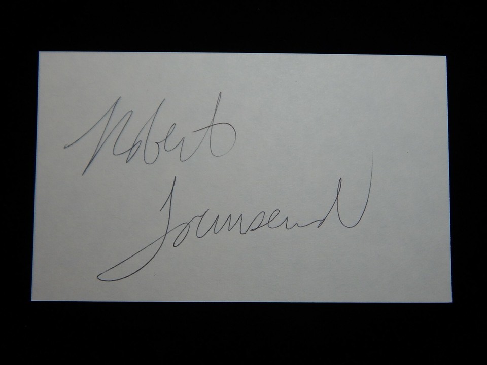 Robert Townsend Actor/Director Autograph Signature Signed Card | eBay