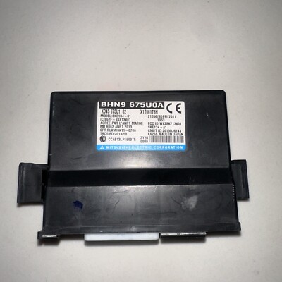 2014 - 2018 Mazda 3 Keyless Entry Alarm Control Module XC-3 XC-5 6 | eBay
