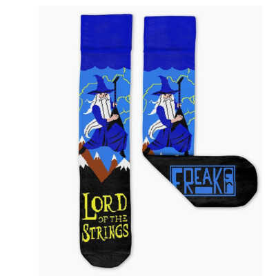 Freaker USA Crew Socks - Lord of the Strings (One size to rule them all ...