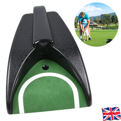 Golf Putting Practice Hole Putting Training Aid with Auto Ball Return ...