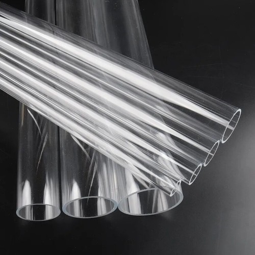250mm Length 6mm to 45mm Clear Plastic Acrylic Tube Round Rigid Pipe ...