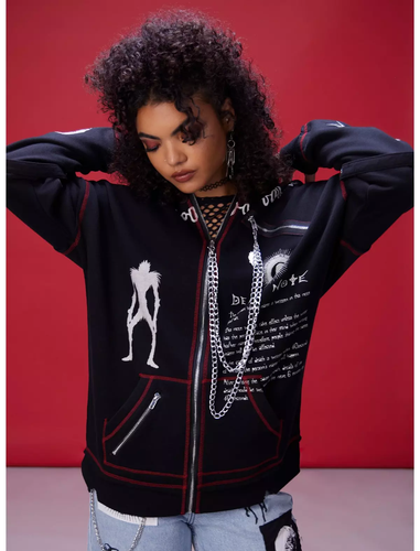 Death Note Emo, Punk Anime Manga Hardware Girls Oversized Hoodie 2XL | eBay