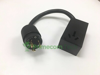 L6-30P TWIST LOCK PLUG 250 Volt to 10-50R RECEPTACLE STOVE OVEN RANGE ...