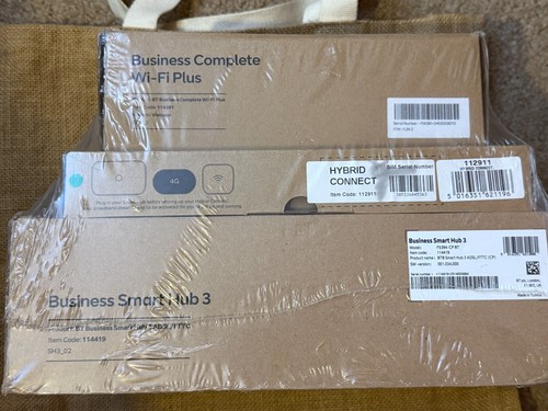 BT wifi bundle Business Smart Hub 3 Disc EE Hybrid FTTC plus F5394-CP ...