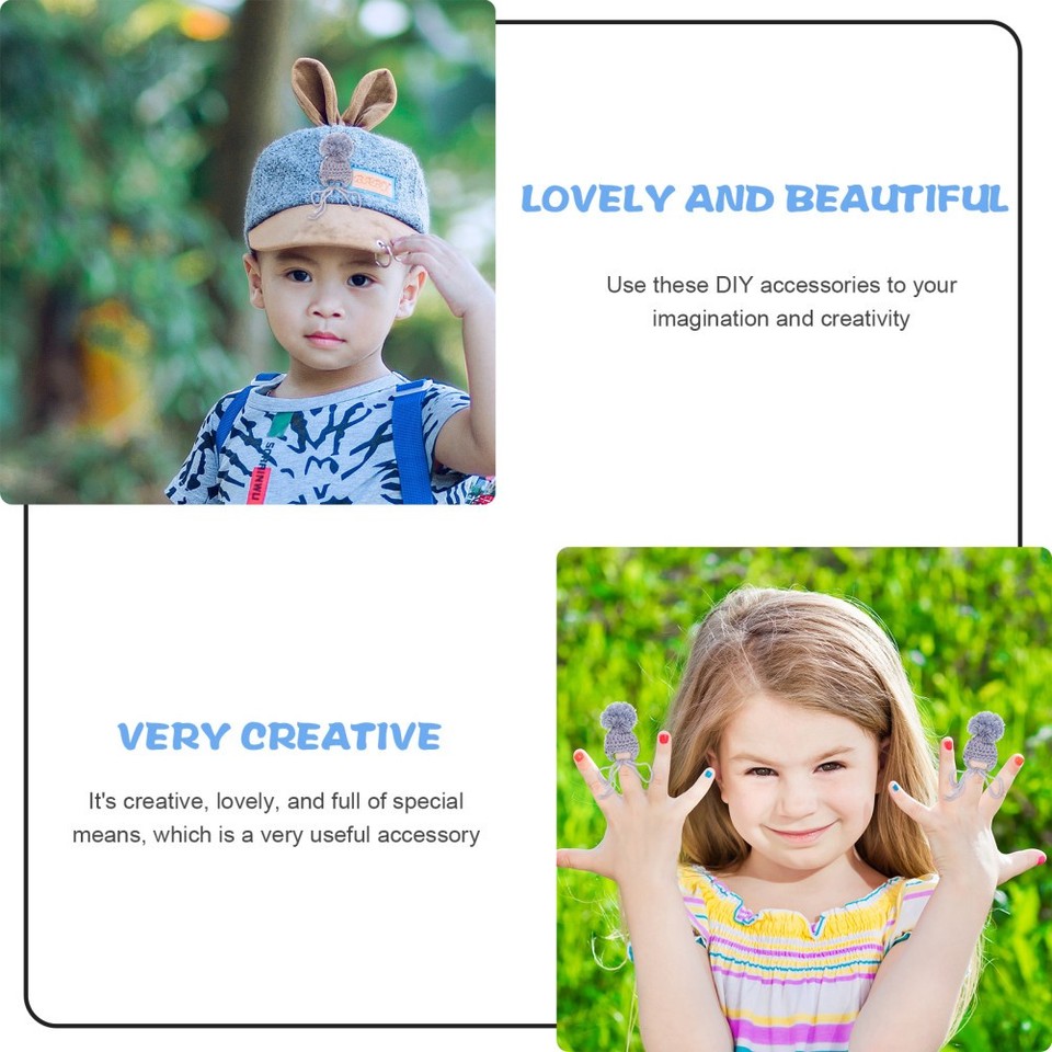 9 Pcs Cappello Di Stitch Cappelli Fai Da Te All'uncinetto Fatto Mano | eBay