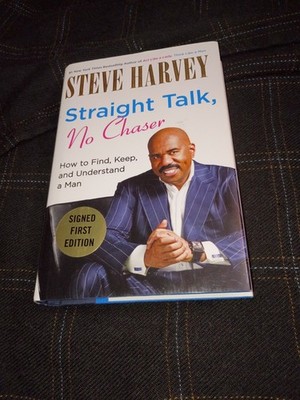 STEVE HARVEY AUTOGRAPHED "STRAIGHT TALK, NO CHASER" 2010 FAMILY FEUD ...