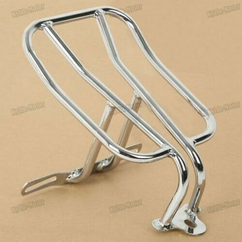 New Chrome Luggage Rack for Harley Dyna Low Rider Street Bob Super ...