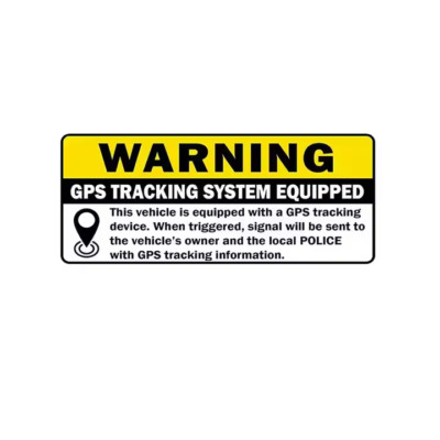 GPS Tracking System Equipped Sticker Self Adhesive Anti-Theft Warning ...