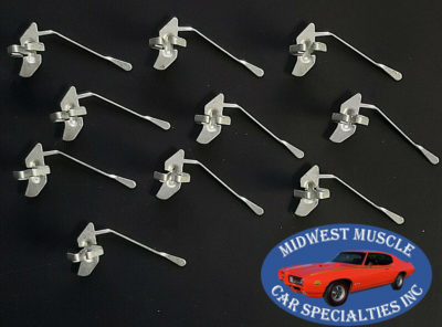 GM 1/2"-3/4" Body Fender Door Quarter Trim Moulding Molding Clip Clips ...