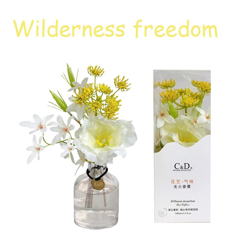 Flower diffuser Home diffuser Gift set for bathroom and office decor ...