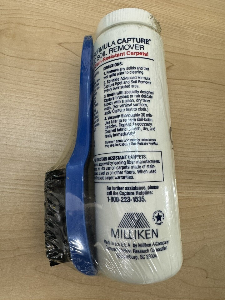 Capture Spot and Soil Remover by Millikan W Brush 8 oz Carpets NOS | eBay