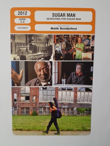 CARTE FICHE CINEMA 2012 SUGAR MAN Sixto Rodriguez Stephen Sugar ...