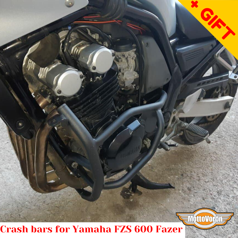 For Yamaha FZS 600 crash bars FZS600 rj02 Fazer engine guard reinforced ...