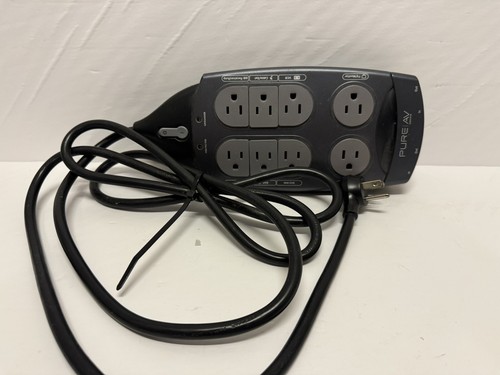Belkin PureAV F9A82308 8-Outlet Home Theater Surge Protector | eBay