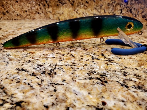 10 inch Jake Custom Painted Muskie Lure | eBay