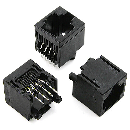 [20pcs] 5556416-1 RJ-45 Socket to PCB THT | eBay