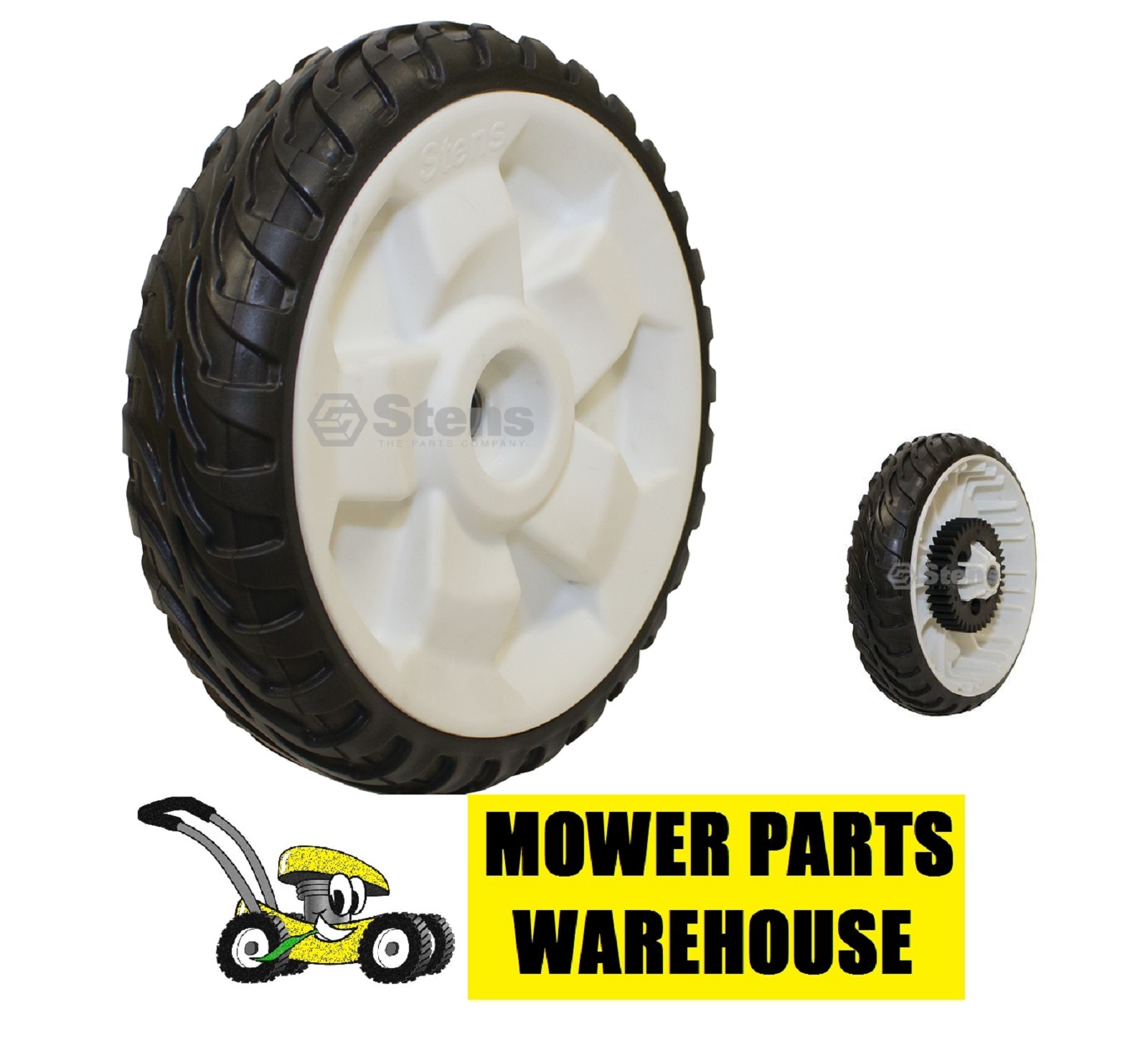 (1) NEW REPL TORO PUSH MOWER 8 INCH REAR WHEEL DRIVE WHEEL 22" RECYCLER ...
