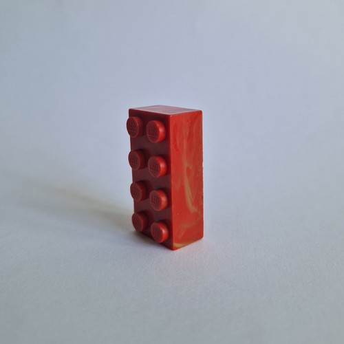 Grangemouth Lego Factory Test-mould Marbled Brick. Rare and Unique From ...