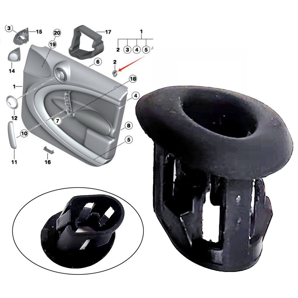 Premium Material Door Lock Rod Grommet for BMW For Mini Vehicles 2010 ...