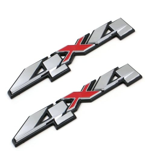 2pcs New Custom 3D 4x4 Bed Rear Emblems Badges Decal Replacement for ...