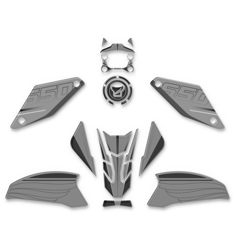 Sticker Set Harz 3D für Honda CB650R 2019-2022 FS-CB650R Nws Grau | eBay.de