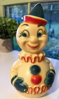Clown Roly Poly Vintage 1950s Musical Toy | eBay