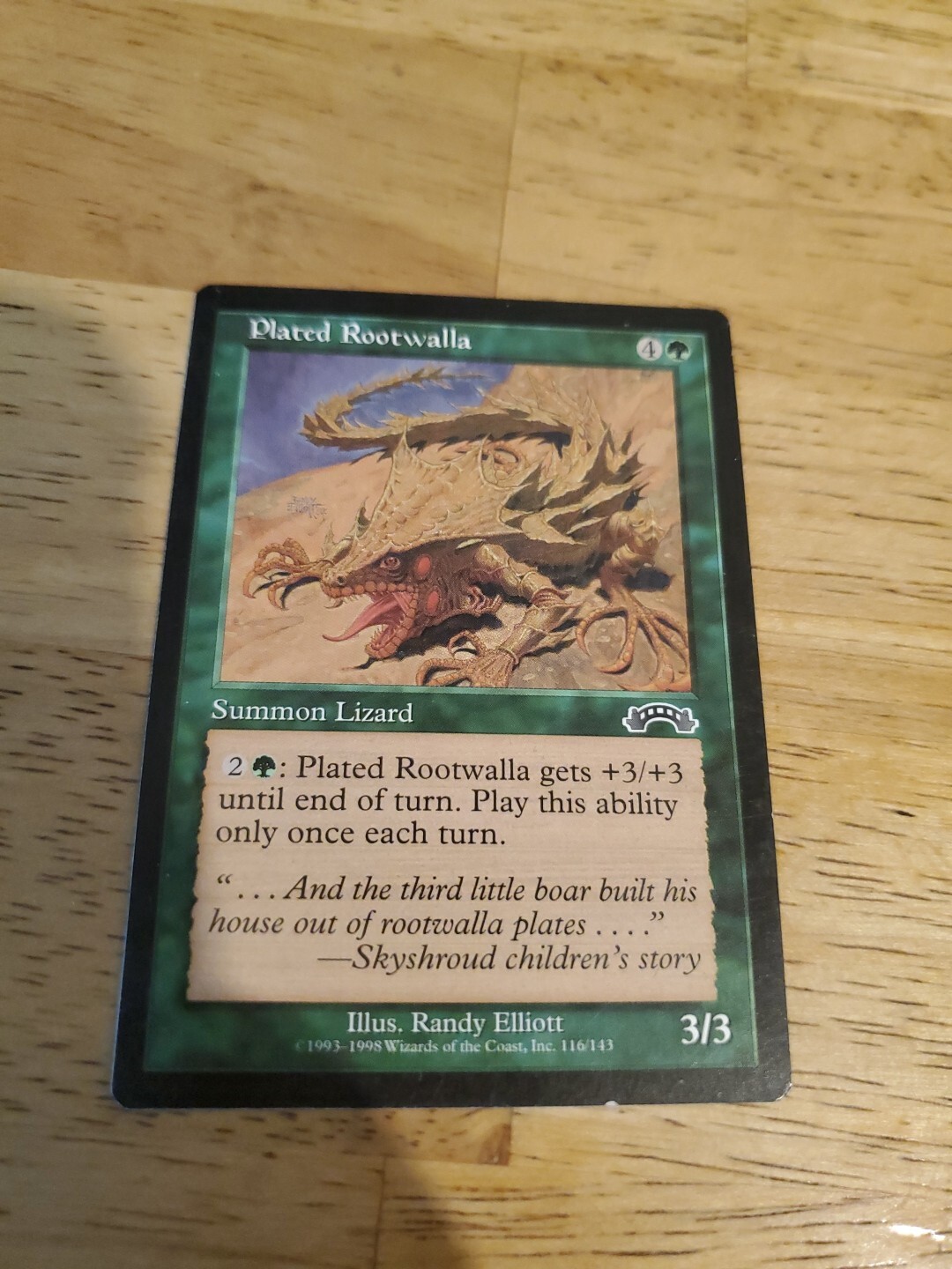 Plated Rootwalla Exodus #116 Magic The Gathering 1998 MTG Single | eBay