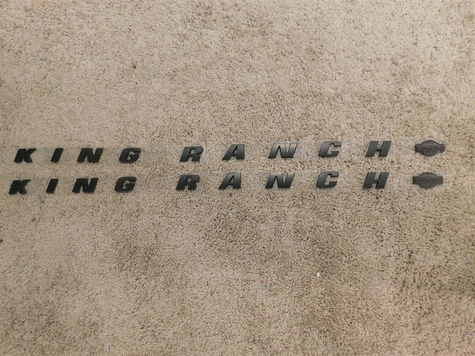 2010 2011 2012 2013 2014 FORD F150 F250 F350 KING RANCH EMBLEMS LETTERS ...