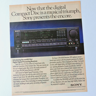 SONY STR-D2010 / Advert Reklame Publicidad Publicite Pubblicita ...