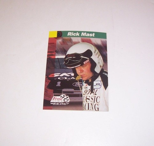 Rick Mast, Driver #1, Nascar Trading Card, 1993 Pro Set, Inc. Card ...