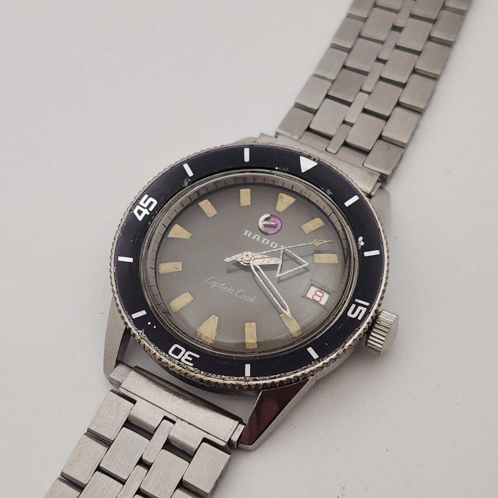 Vintage RADO Captain Cook men's automatic Diver watch AS1701 30Jewels ...