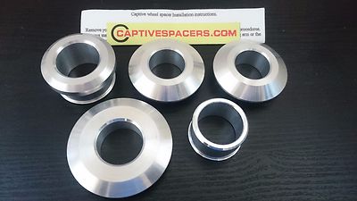 Yamaha YZF R1 R1M RN32 2015 - Captive wheel Spacers. Full Superbike set ...