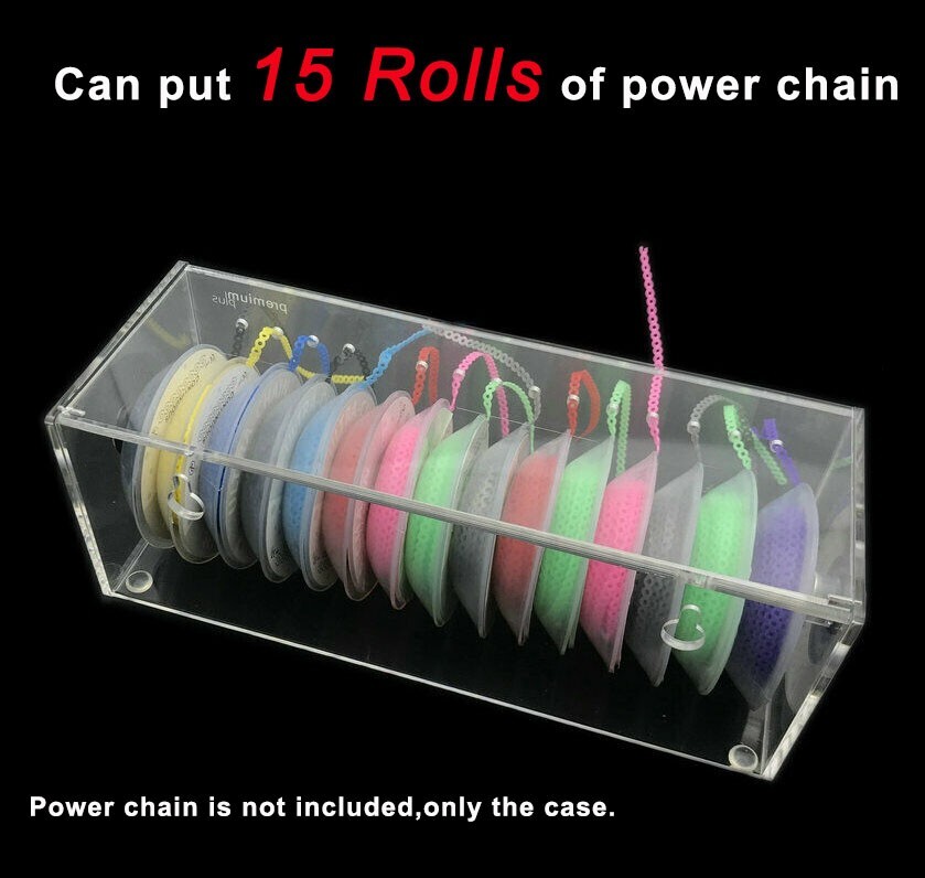 Orthodontic Power Chain Dental Orthodontic Elastic Rubber Power Chain ...