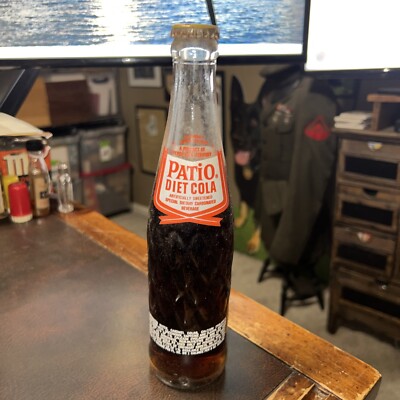 Rare Pepsi-Cola Patio Diet Cola Soda Bottle Full | eBay