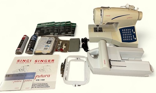 singer futura ce-100 embroidery machine Bundle | eBay