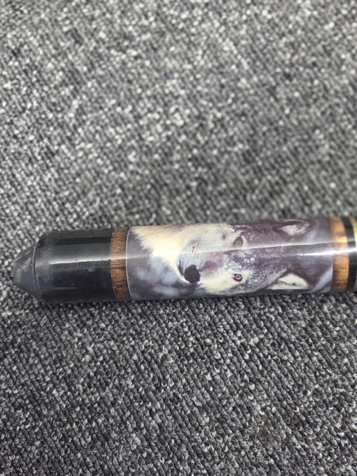 Vintage 1999 gray wolf Pool Cue Stick 2-Piece Pool Cue DMI Sports Used ...