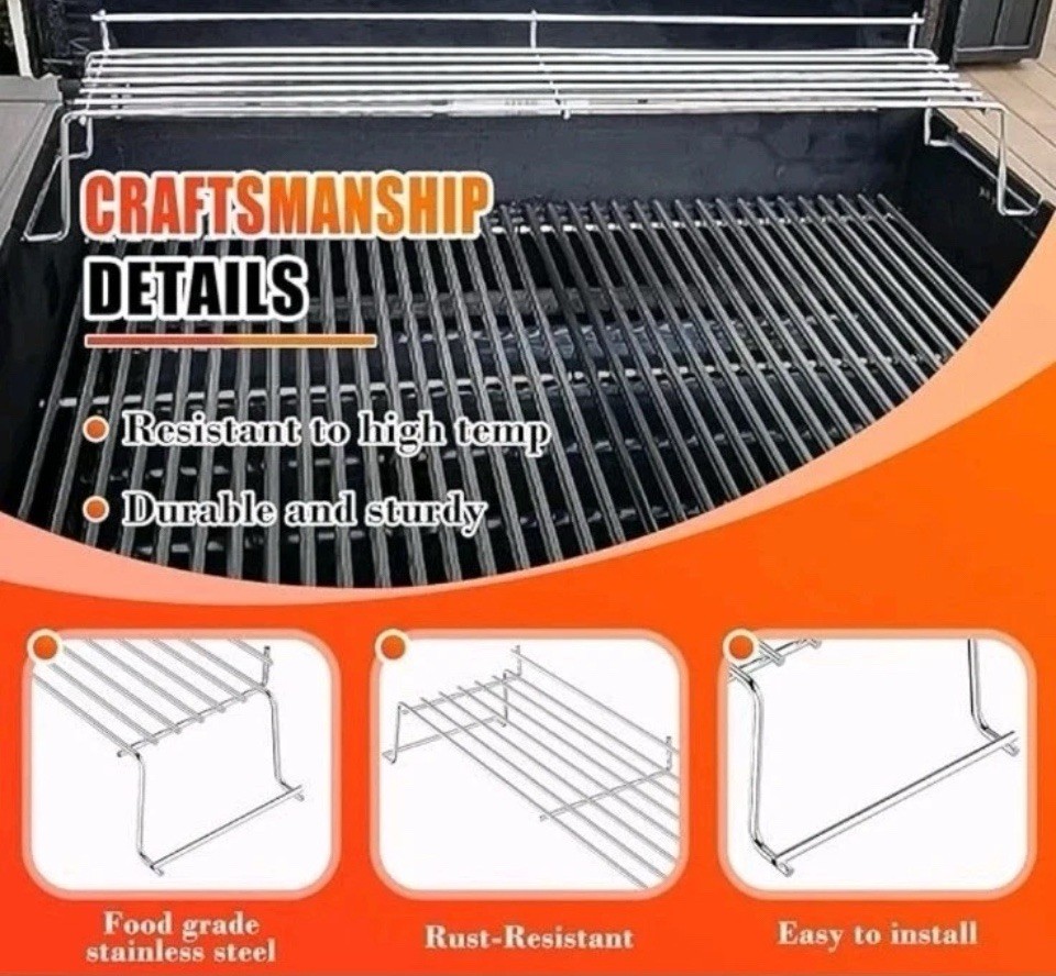 Warming Grill Rack for Weber Genesis 300 Series E310 E320 E330 S310 ...