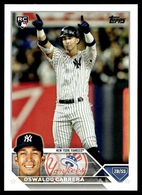 2023 Topps Oswaldo Cabrera Rookie New York Yankees #487 | eBay