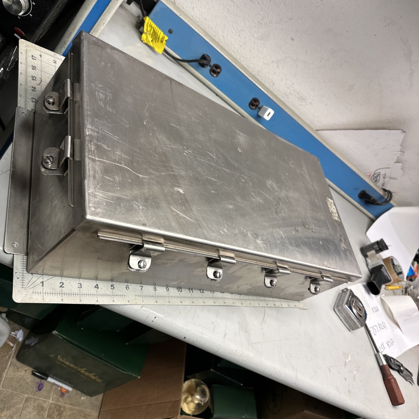 Rhino Junction Box 24" x 12" x 6" Stainless Hinge Enclosure Electrical ...