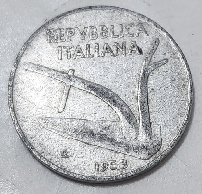ITALY 🇮🇹 TEN (10) LIRE COIN 1953 | eBay