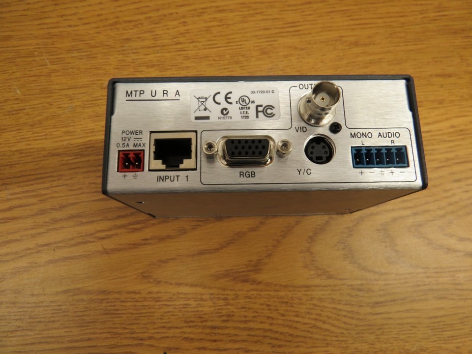 Extron MTP U R A Universal MTP Twisted Pair Receiver for VGA, Video ...
