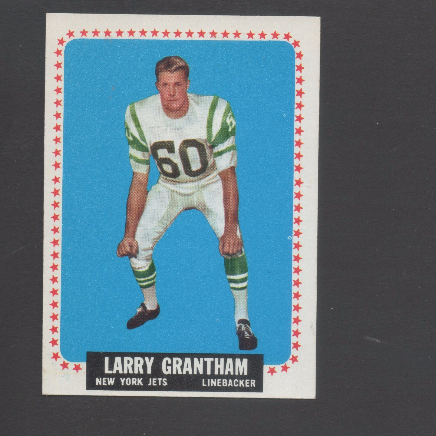 1964 Topps Football Card #113 Larry Grantham-New York Jets Near Mint ...