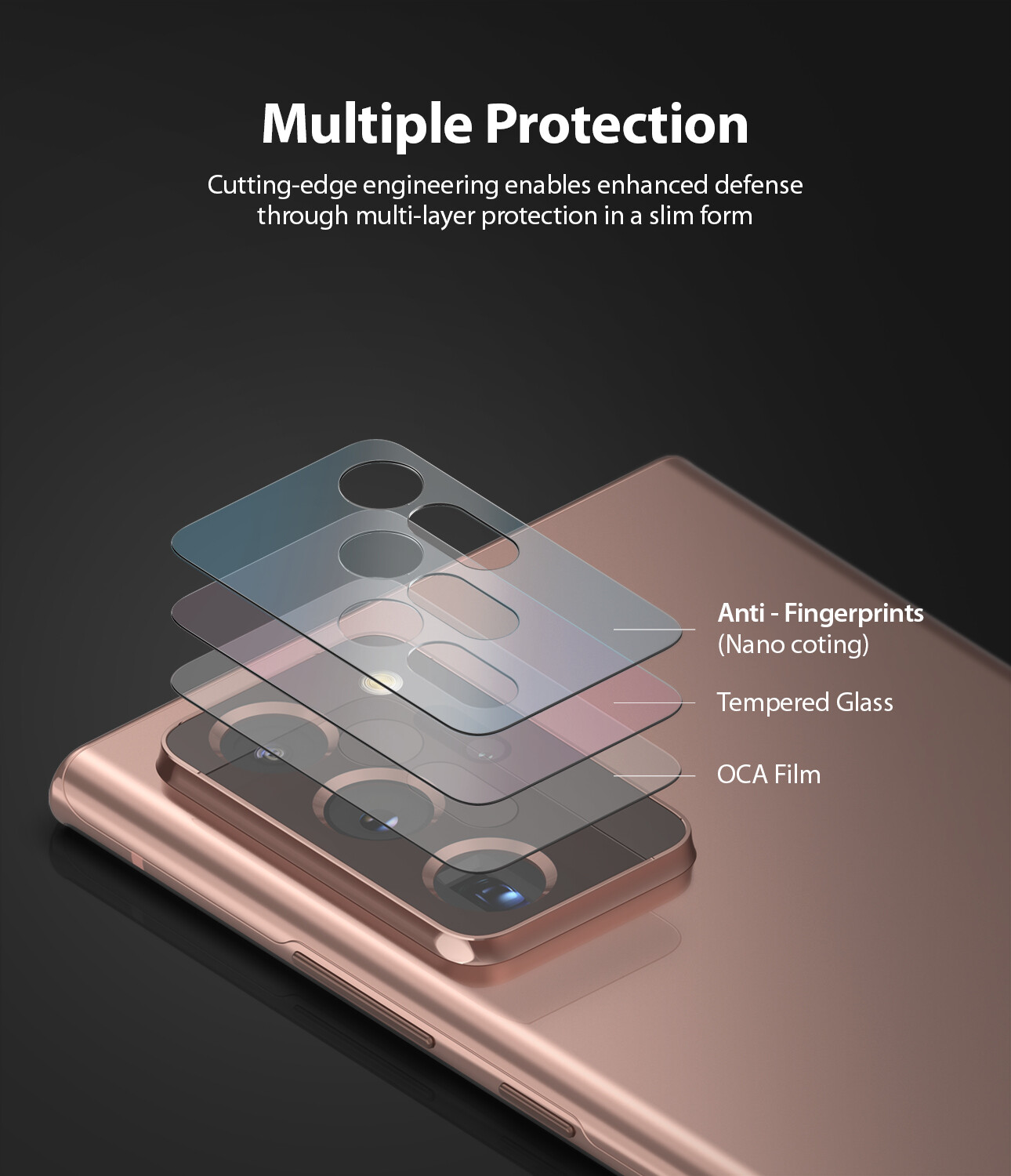 For Galaxy Note 20 / Note 20 Ultra Camera Lens Screen Protector Ringke ...